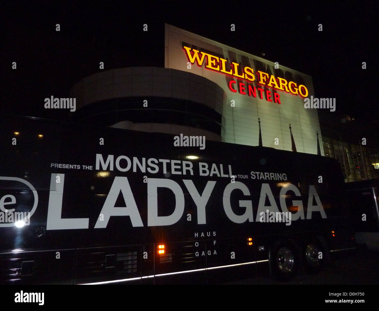 Atmosphere during Lady Gaga's Monster Ball Tour Philadelphia, USA Stock ...