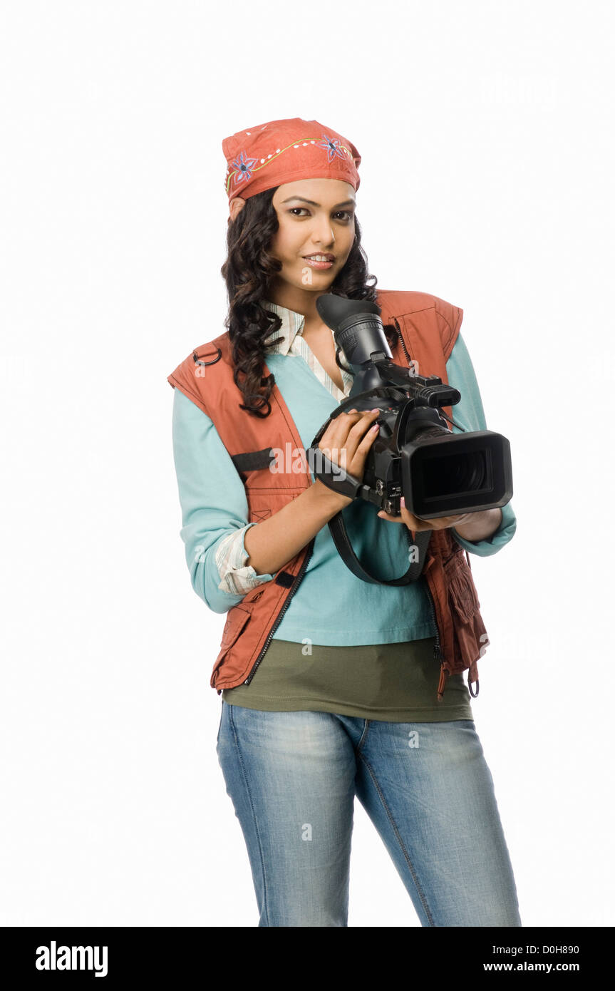 Indian professional videographer hi-res stock photography and images ...