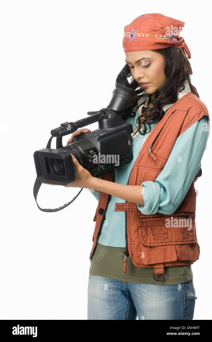 Indian professional videographer hi-res stock photography and images ...