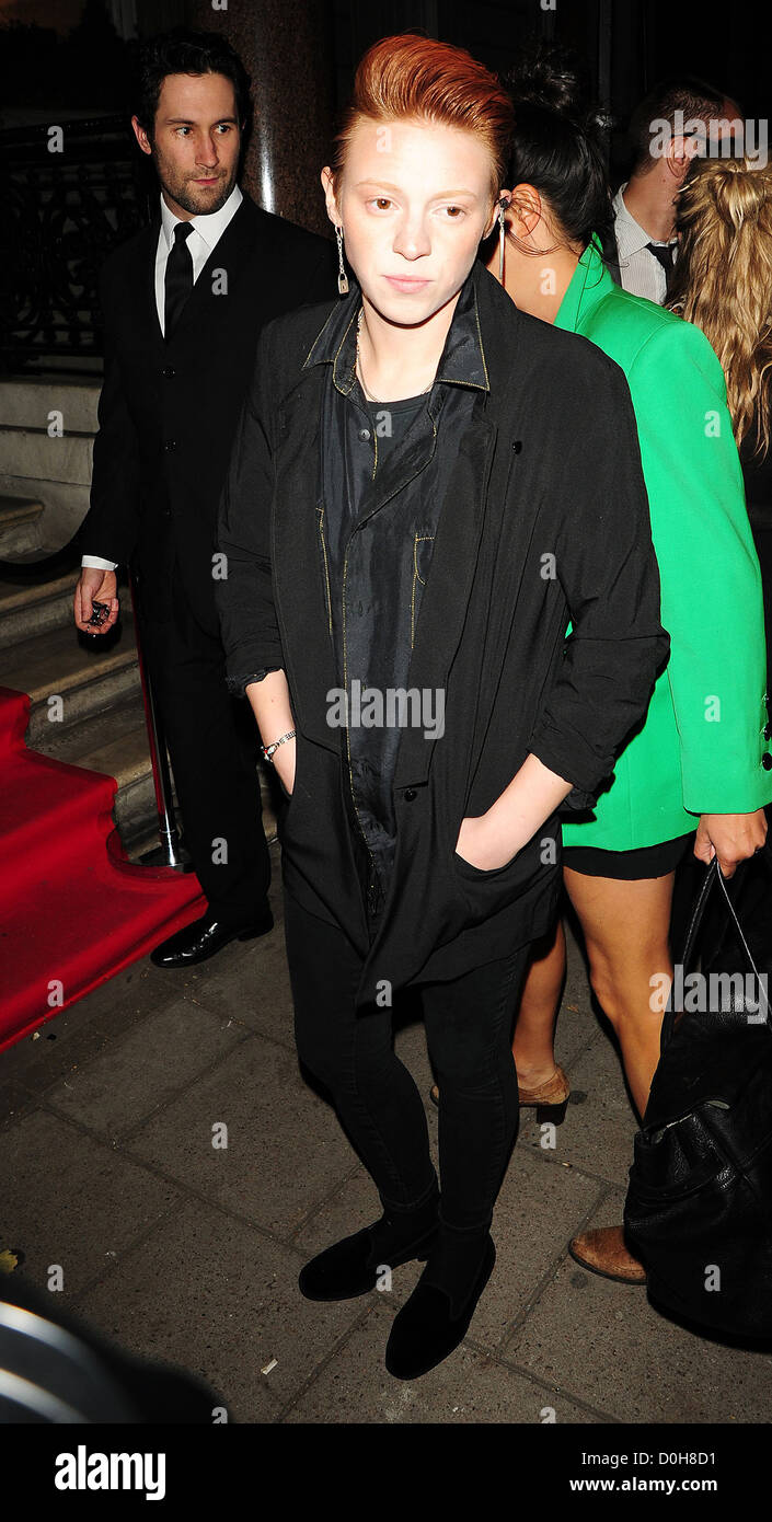 Elly Jackson aka La Roux The Sun's new magazine 'Buzz' launch at Il ...