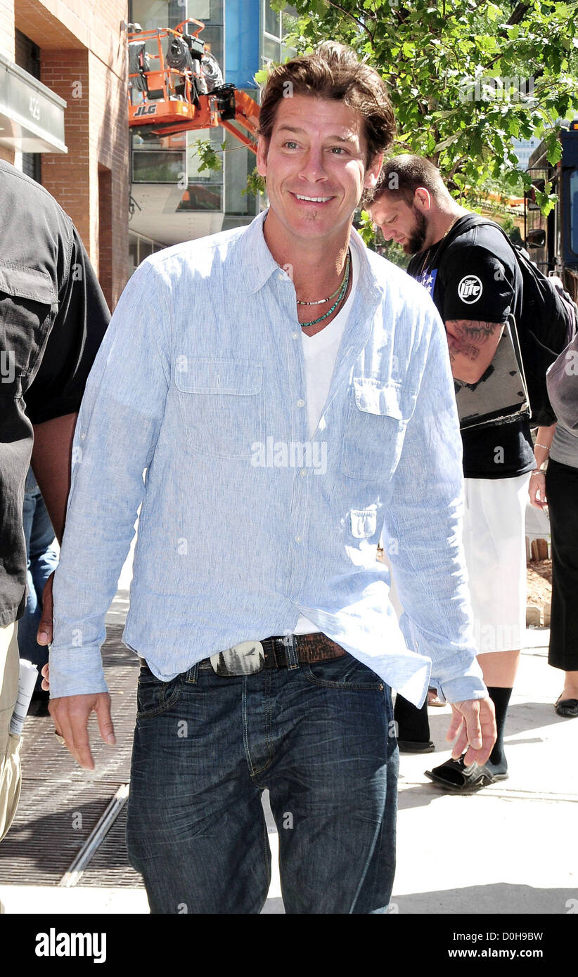 Ty Pennington outside the studio ahead of an appearance on 'The Wendy ...
