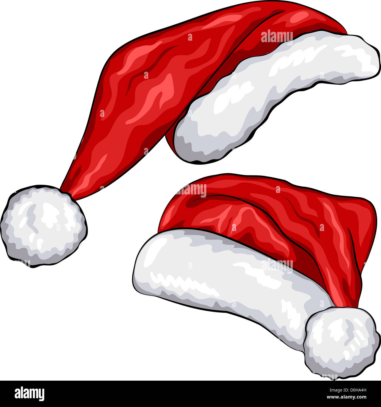 Christmas cap drawing hi-res stock photography and images - Alamy