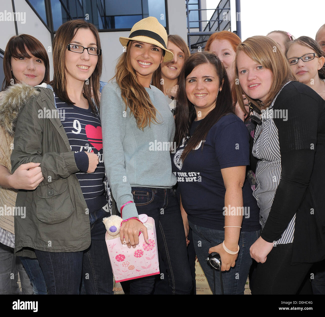 Nadine Coyle visits Real Radio in Manchester, having visited local ...