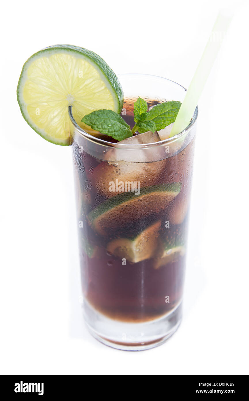 Glass tasty cuba libre Cut Out Stock Images & Pictures - Alamy