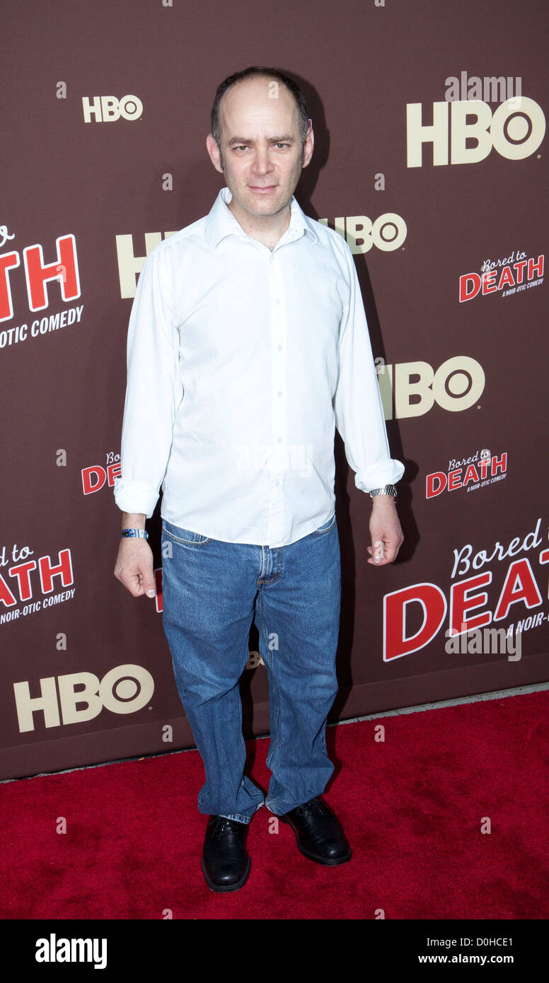 Todd Barry Premiere of "Bored to Death" held at the NYU Skirball Center ...