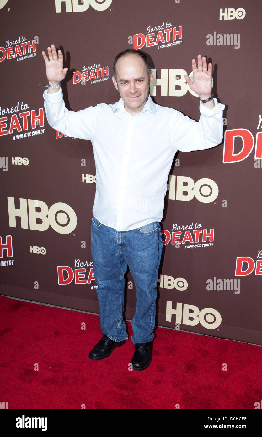 Todd Barry Premiere of "Bored to Death" held at the NYU Skirball ...