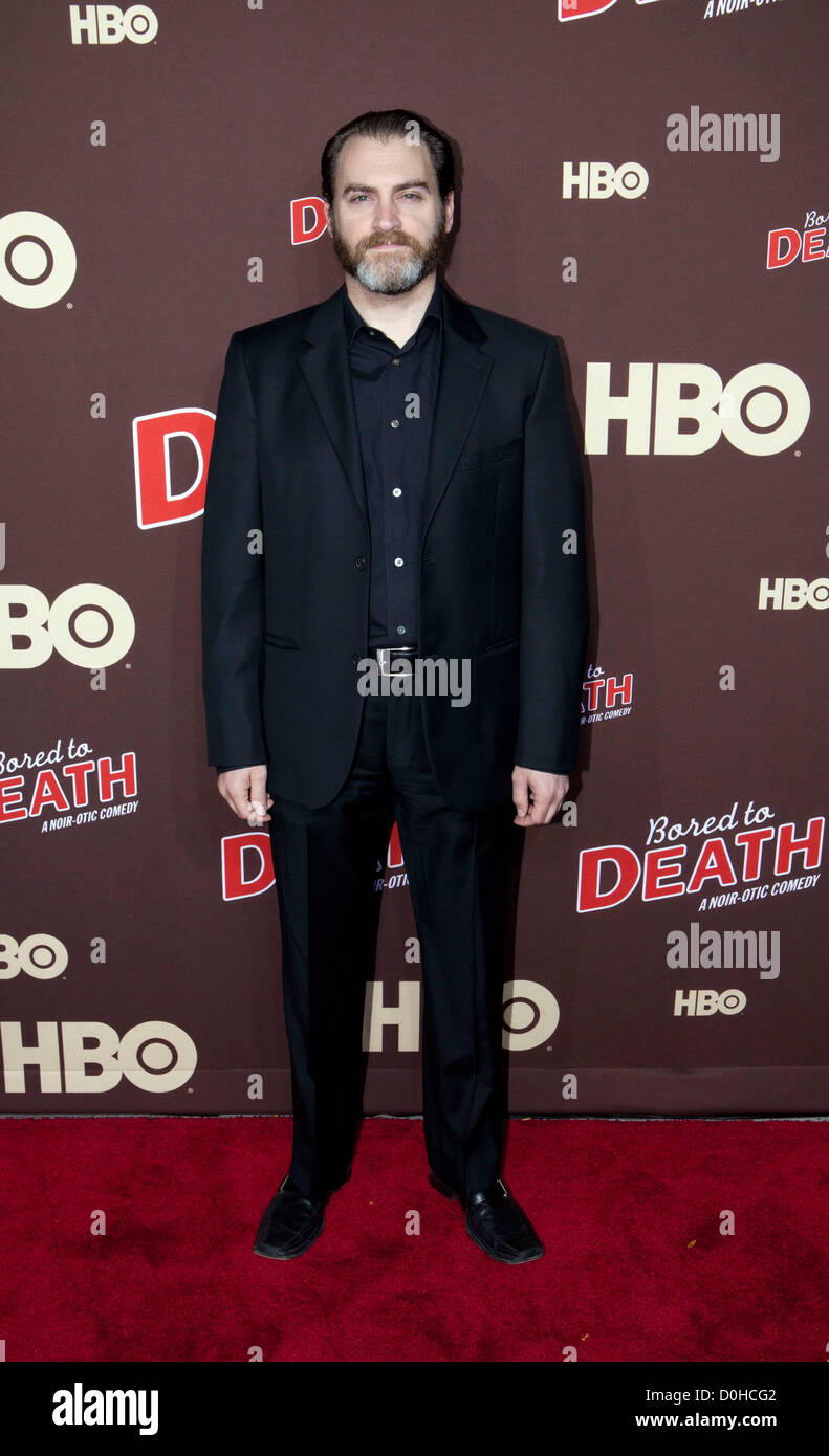 Michael Stuhbarg Premiere of "Bored to Death" held at the NYU Skirball ...
