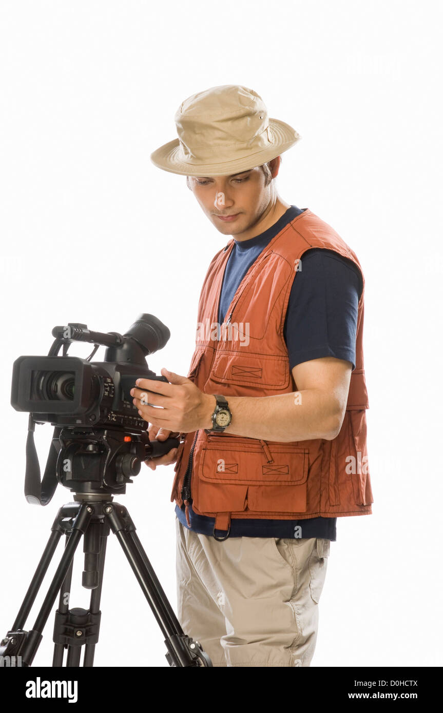 Indian professional videographer hi-res stock photography and images ...