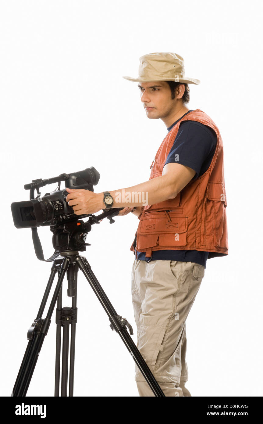 Indian professional videographer hi-res stock photography and images ...