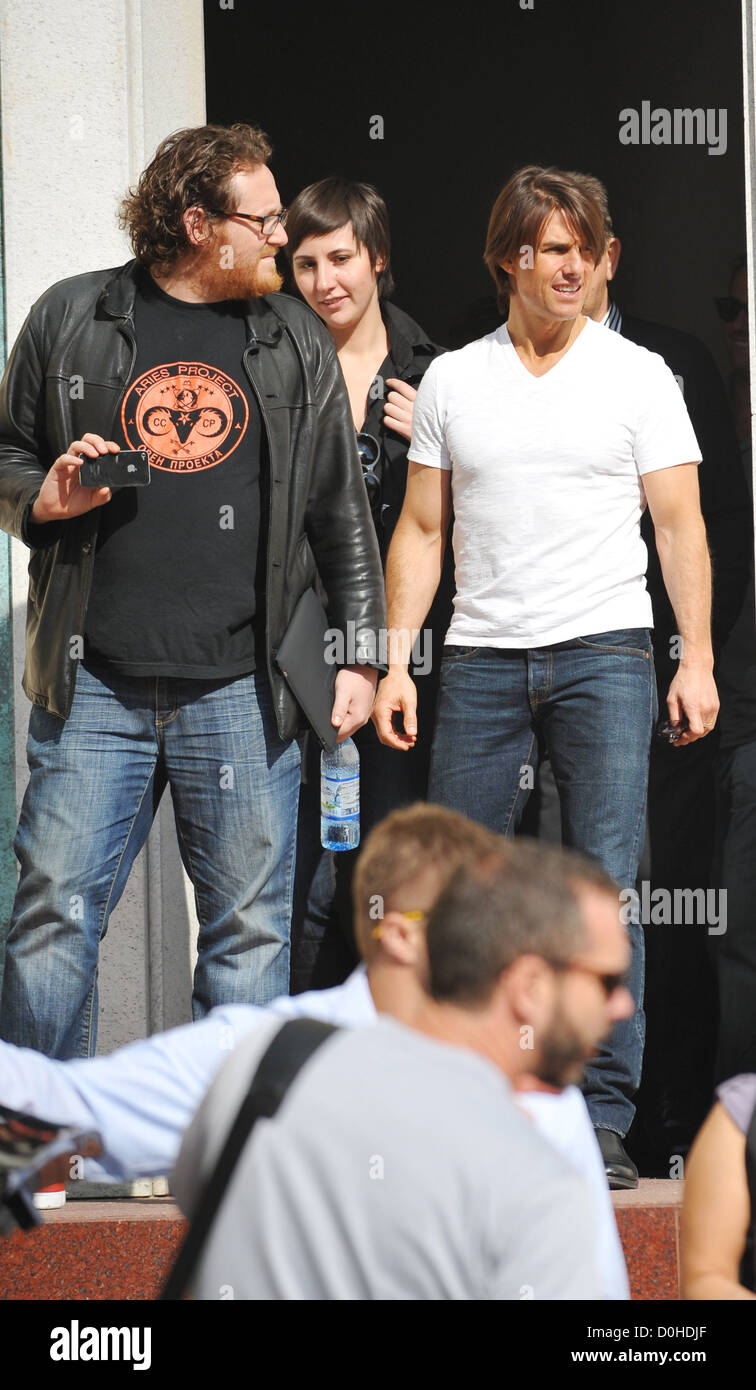 Tom Cruise Tom Cruise And British Actor Simon Pegg Spotted Looking At Prague Castle A Location