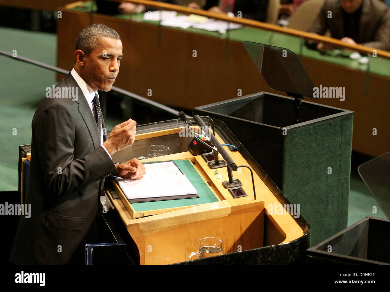 President Barack Obama delivers his speech during the Summit on the ...