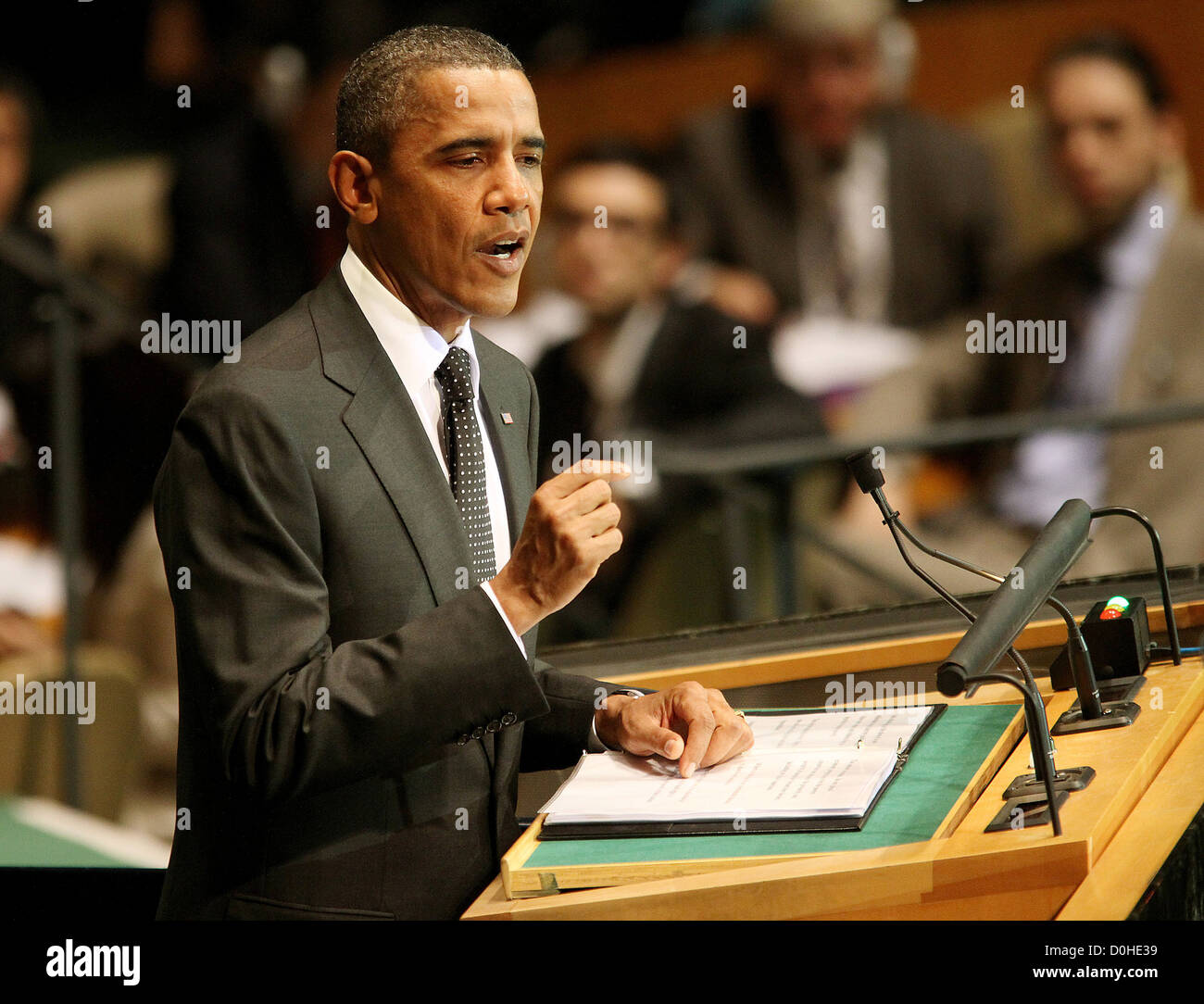 President Barack Obama delivers his speech during the Summit on the ...