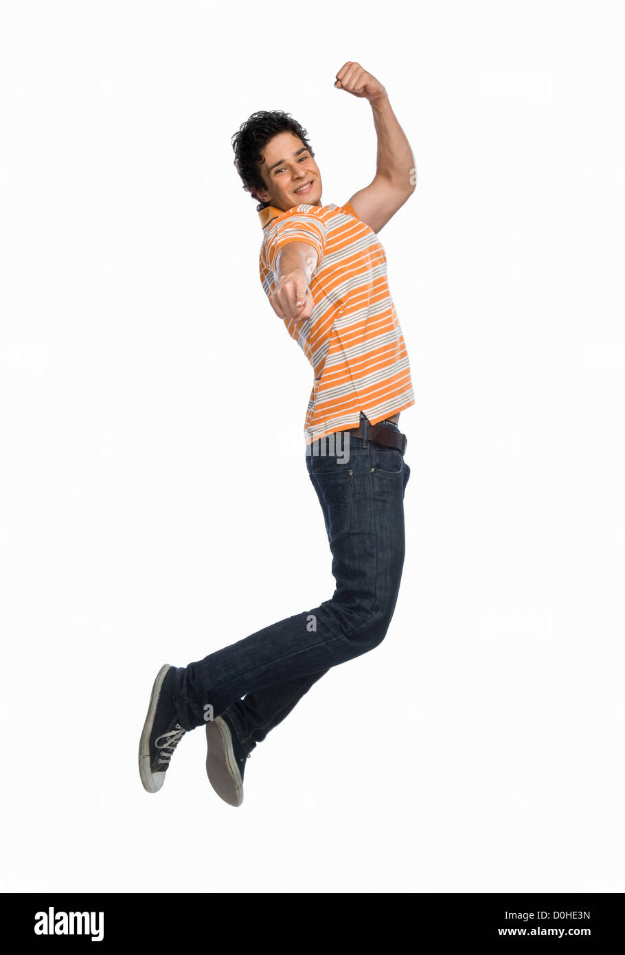 Person Jumping For Joy