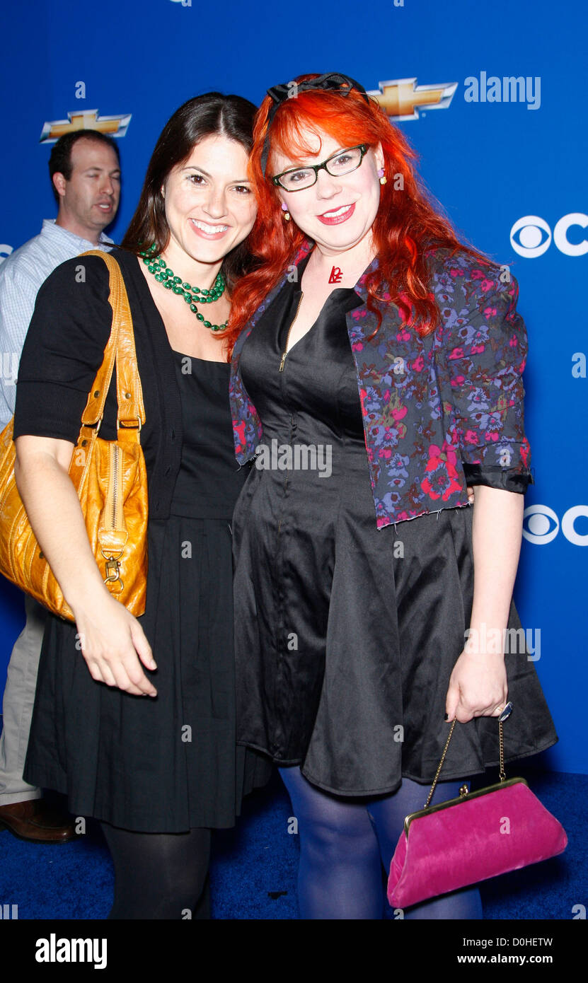 Melanie Goldstein and Kirsten Vangness 2010 CBS fall launch premiere ...