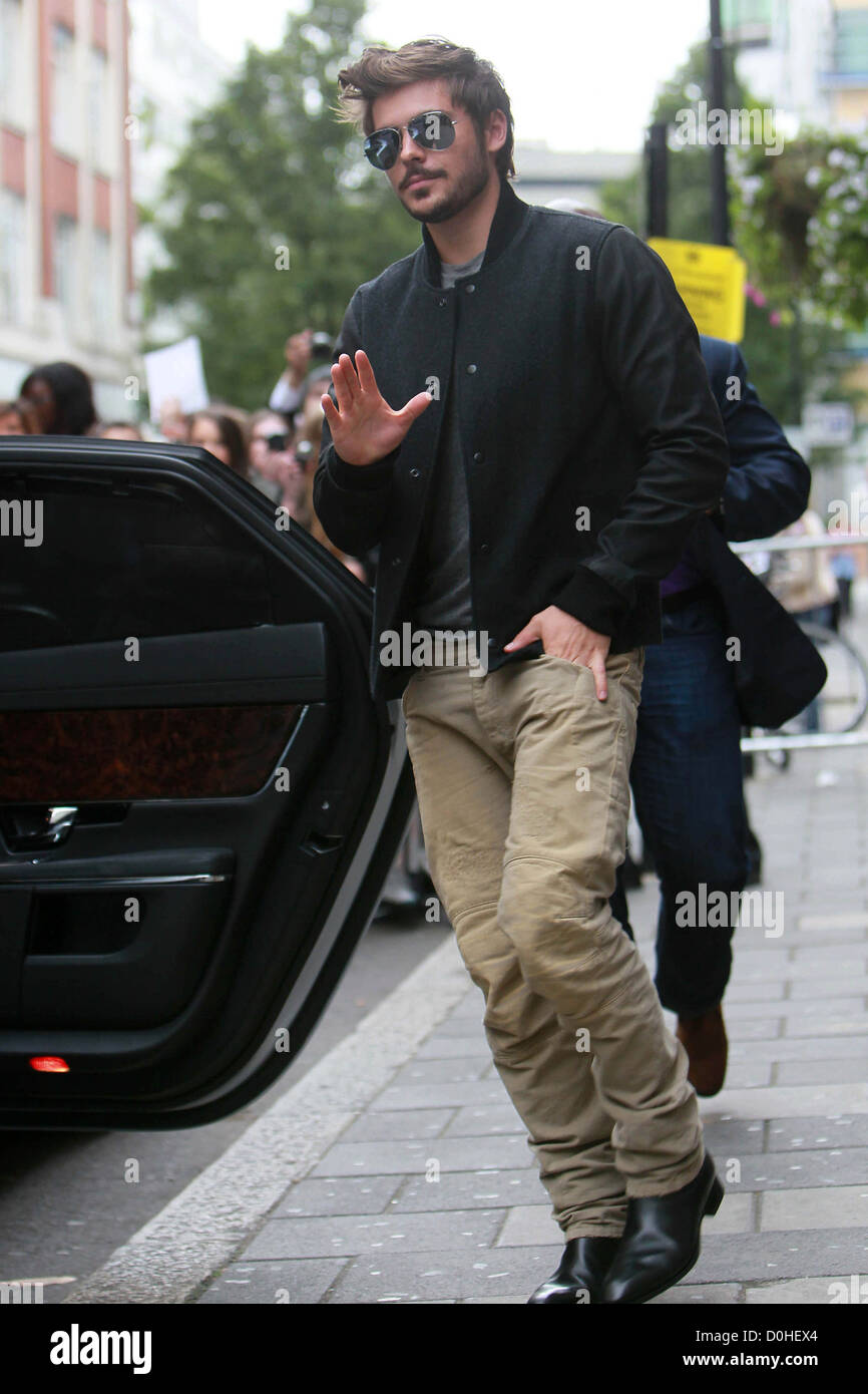 Zac Efron Bbc Radio Studios High Resolution Stock Photography and ...