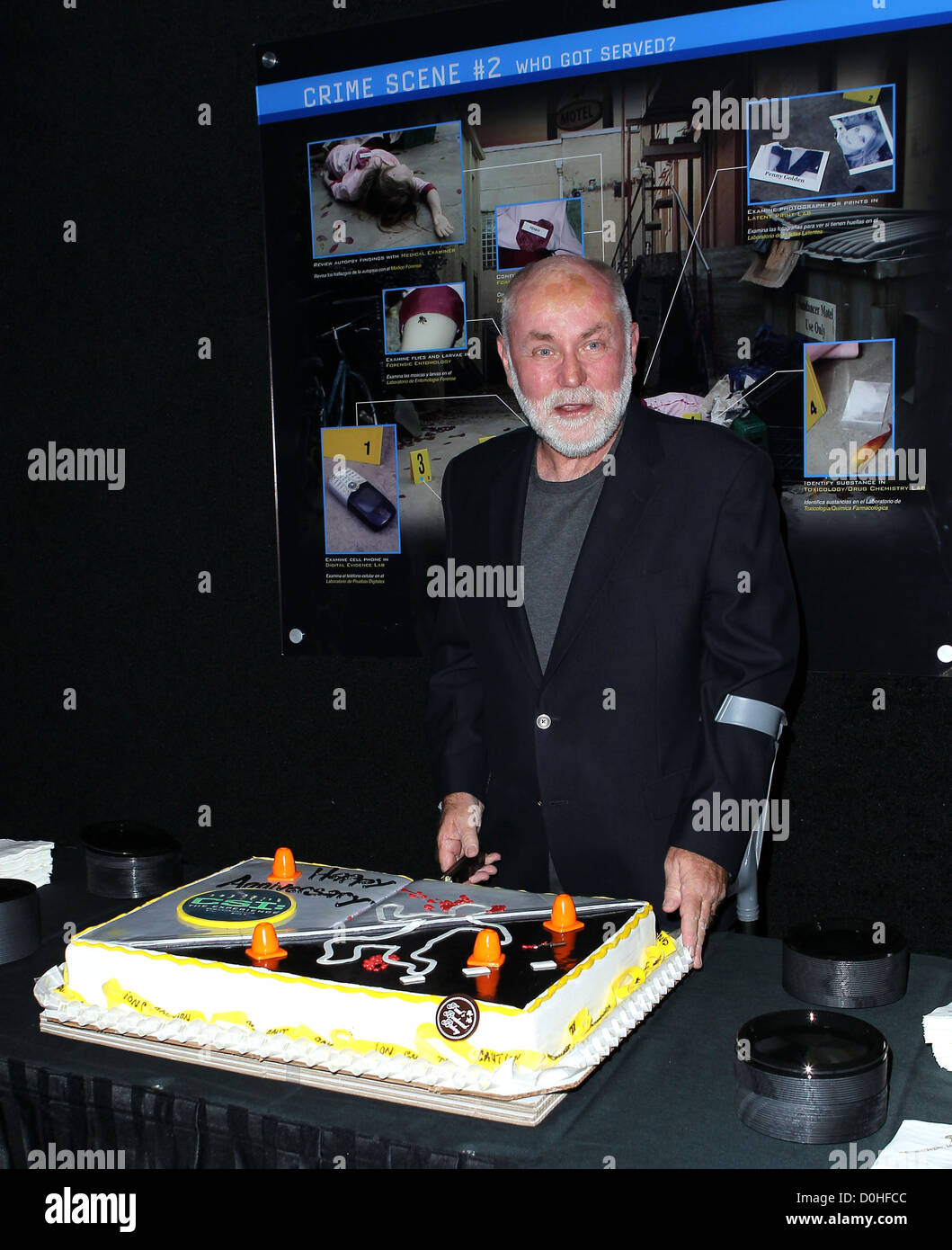 Robert David Hall attends the first anniversary celebration of 'CSI ...