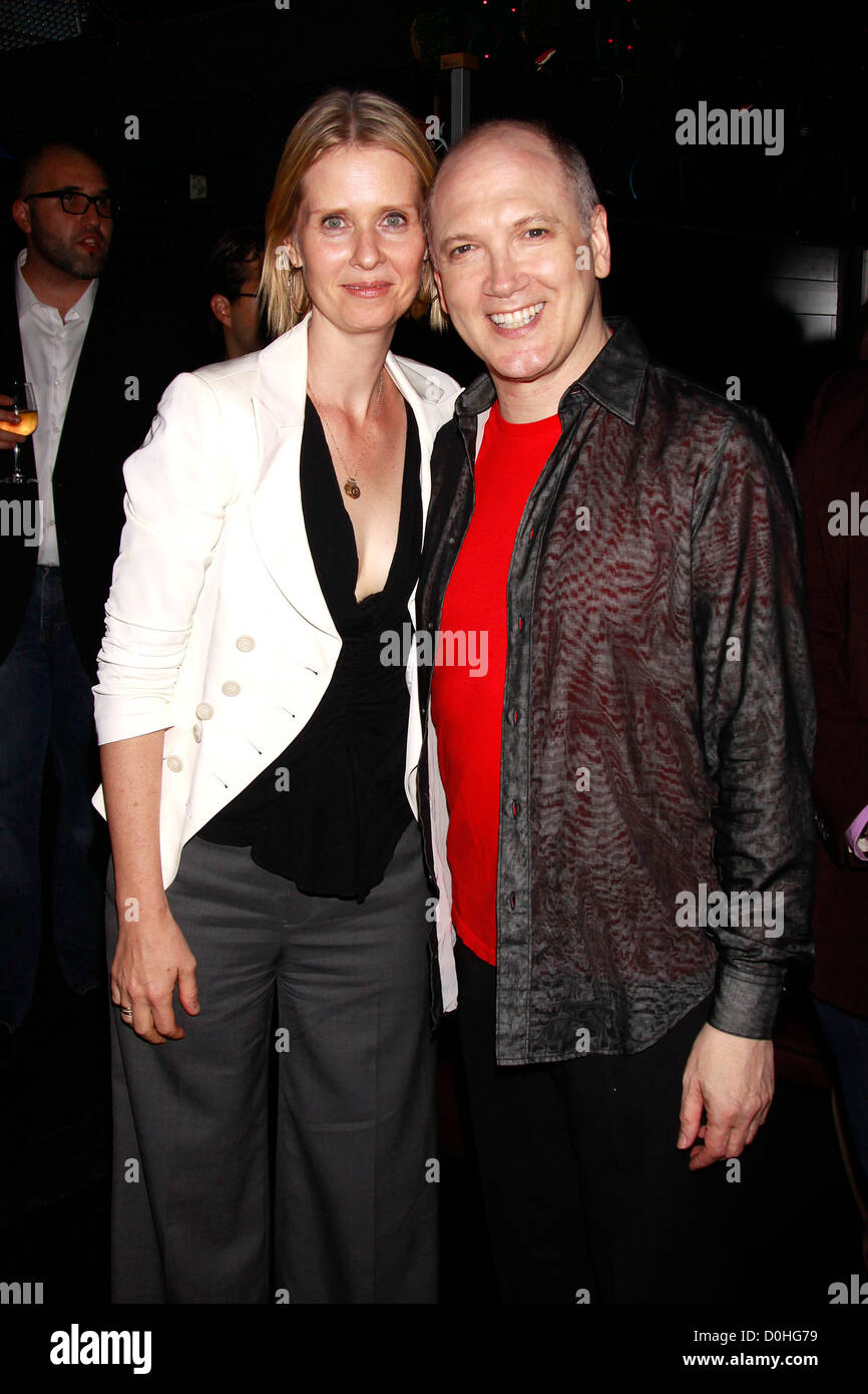 Cynthia Nixon and Charles Busch The opening night of the Off-Broadway ...