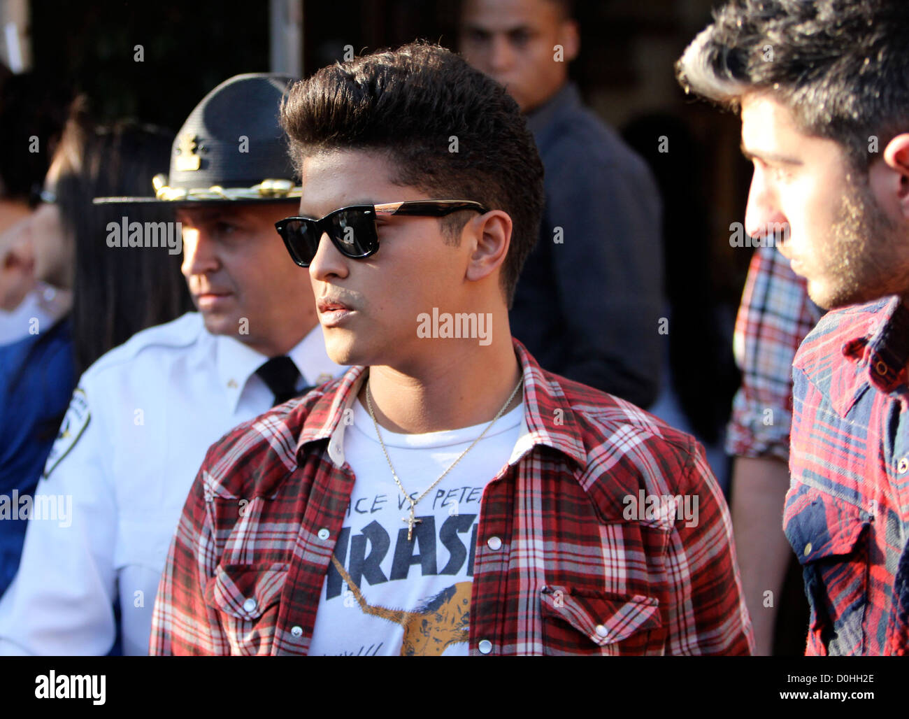Bruno mars meets fans after hi-res stock photography and images - Alamy