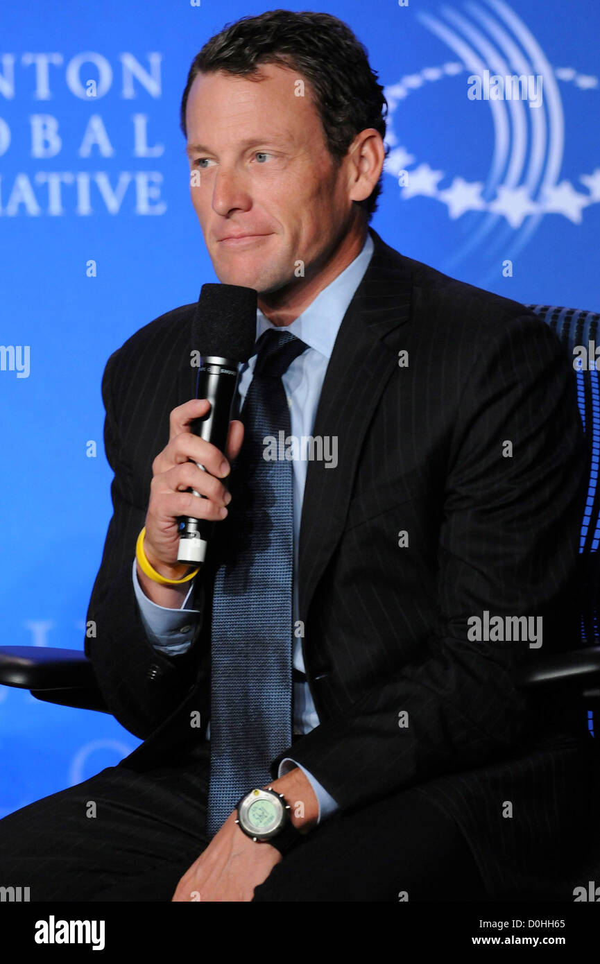 Lance Armstrong The Clinton Global Initiative held at the Sheraton ...