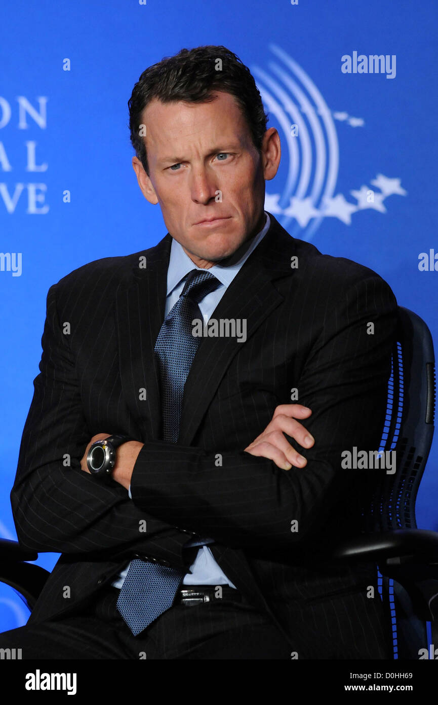 Lance Armstrong The Clinton Global Initiative held at the Sheraton ...