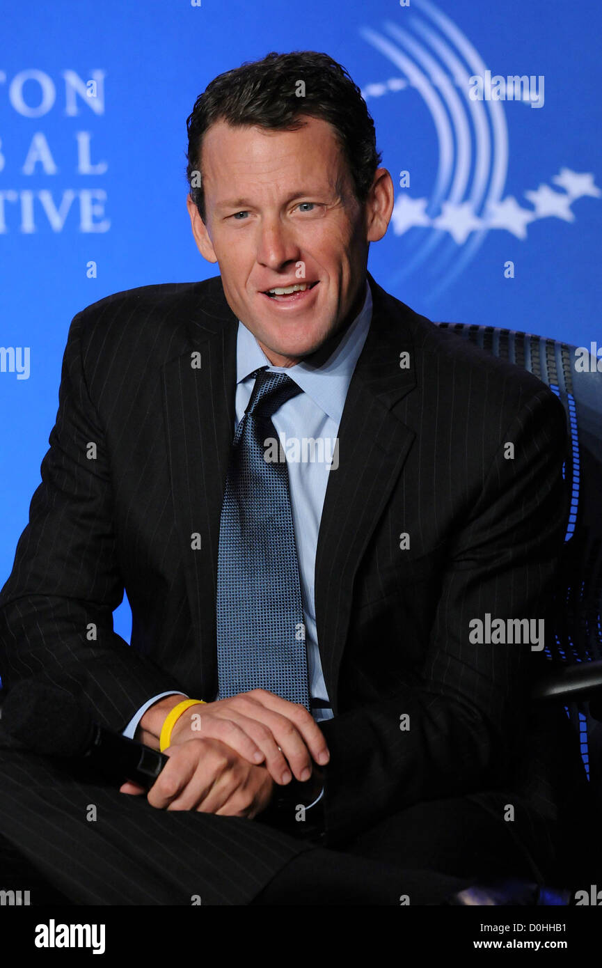 Lance Armstrong The Clinton Global Initiative held at the Sheraton ...
