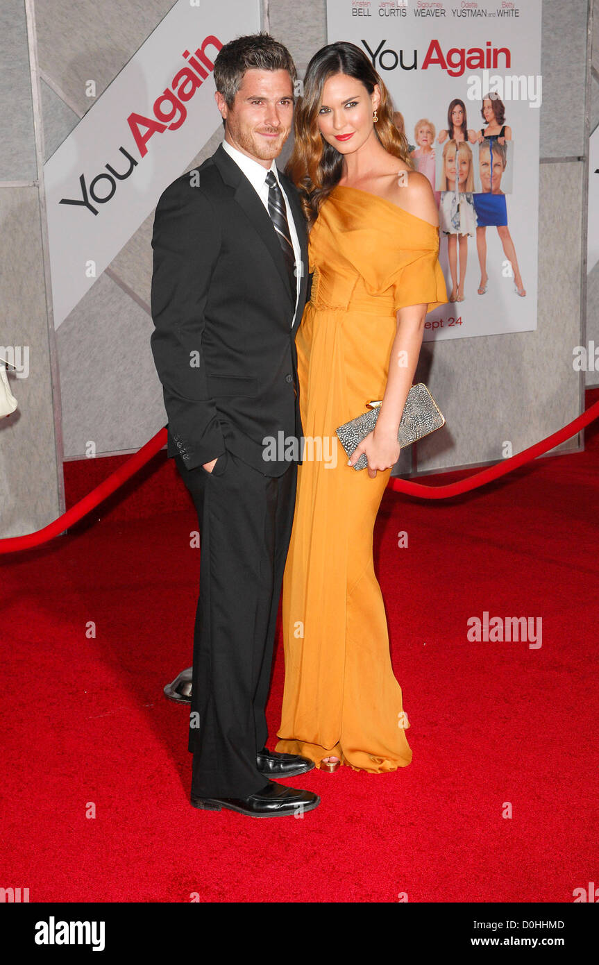 Dave Annable, Odette Yustman Los Angeles Premiere of "You Again" held ...