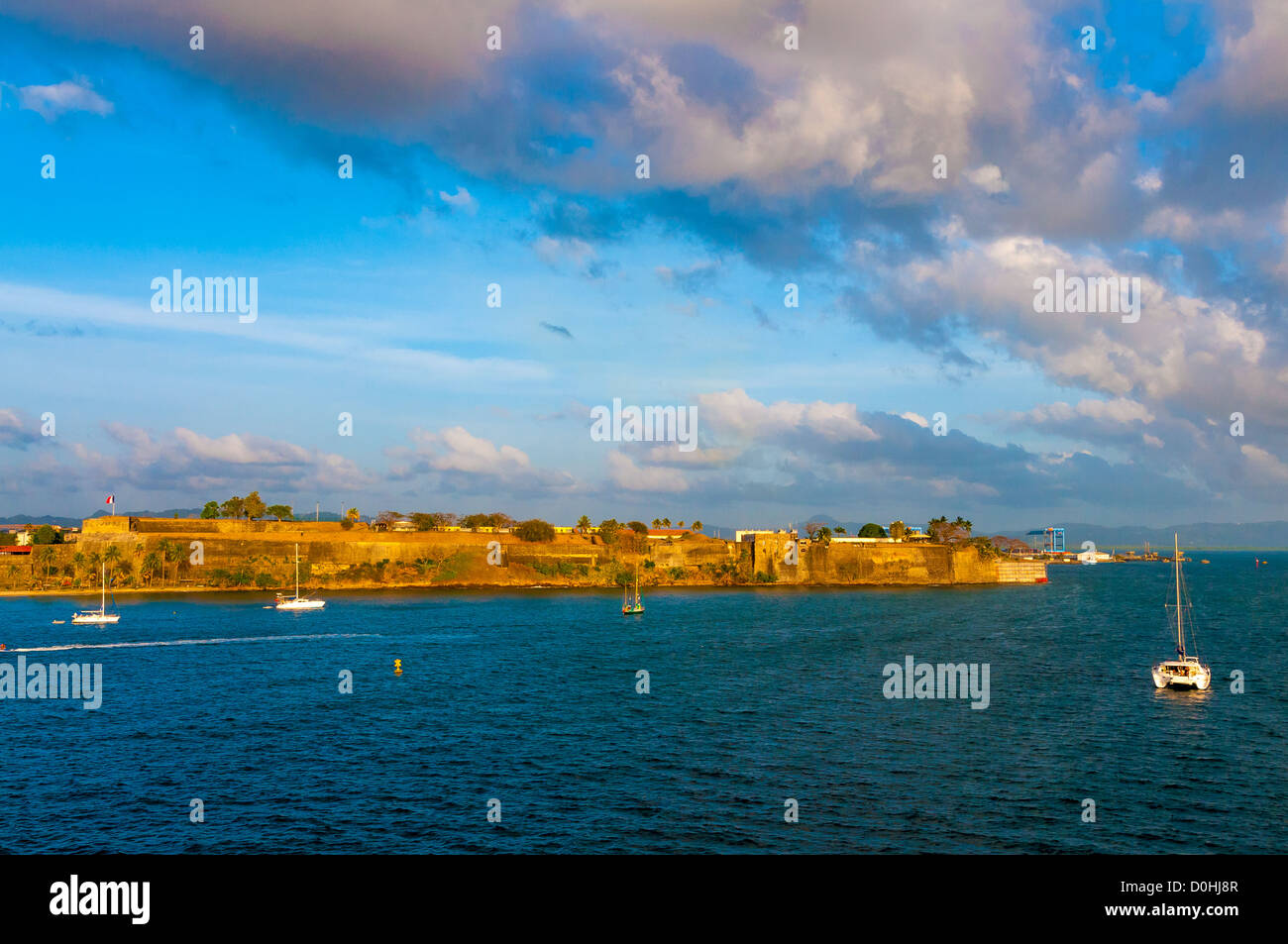 Martinique Fort de France caribbean harbour yacht sailing Stock Photo ...