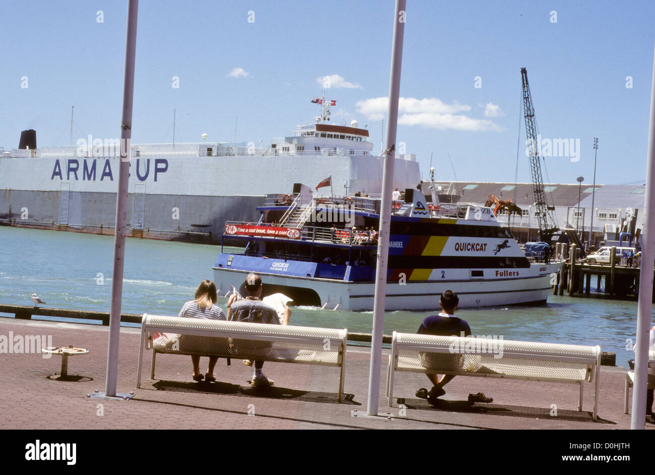Auckland Harbour,Container Terminal,Pedestrian Harbour,Boats,Yachts ...