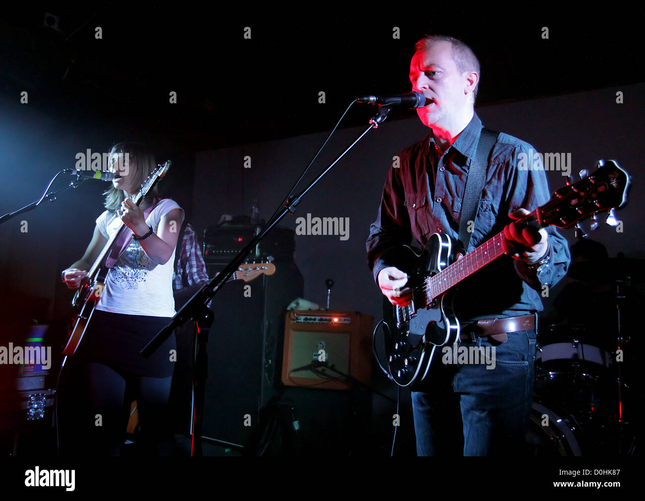 The Vaselines performing at Liverpool Static Gallery Liverpool, England ...