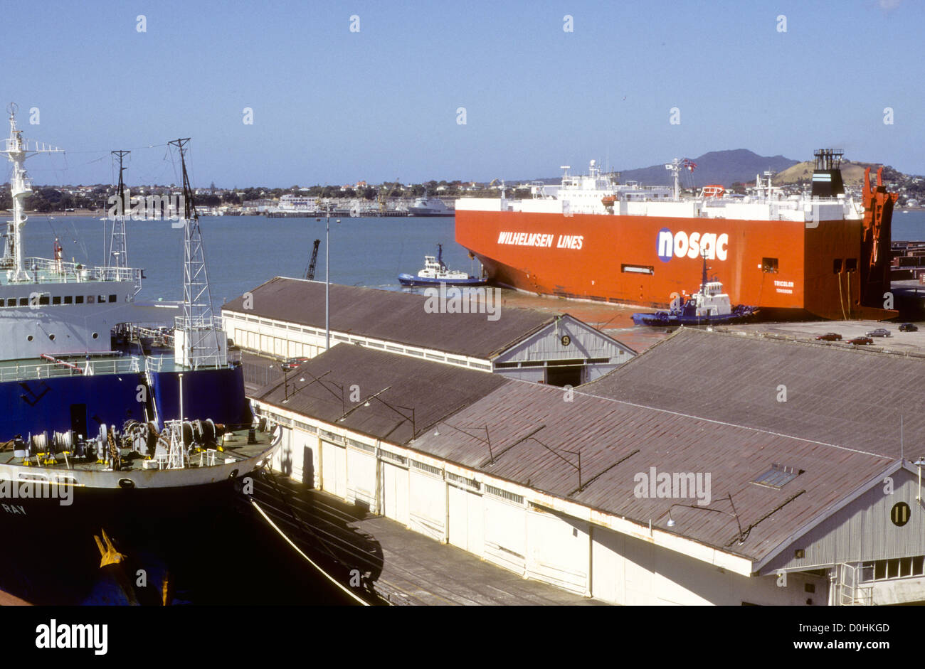 Auckland Harbour,Container Terminal,Pedestrian Harbour,Boats,Yachts ...