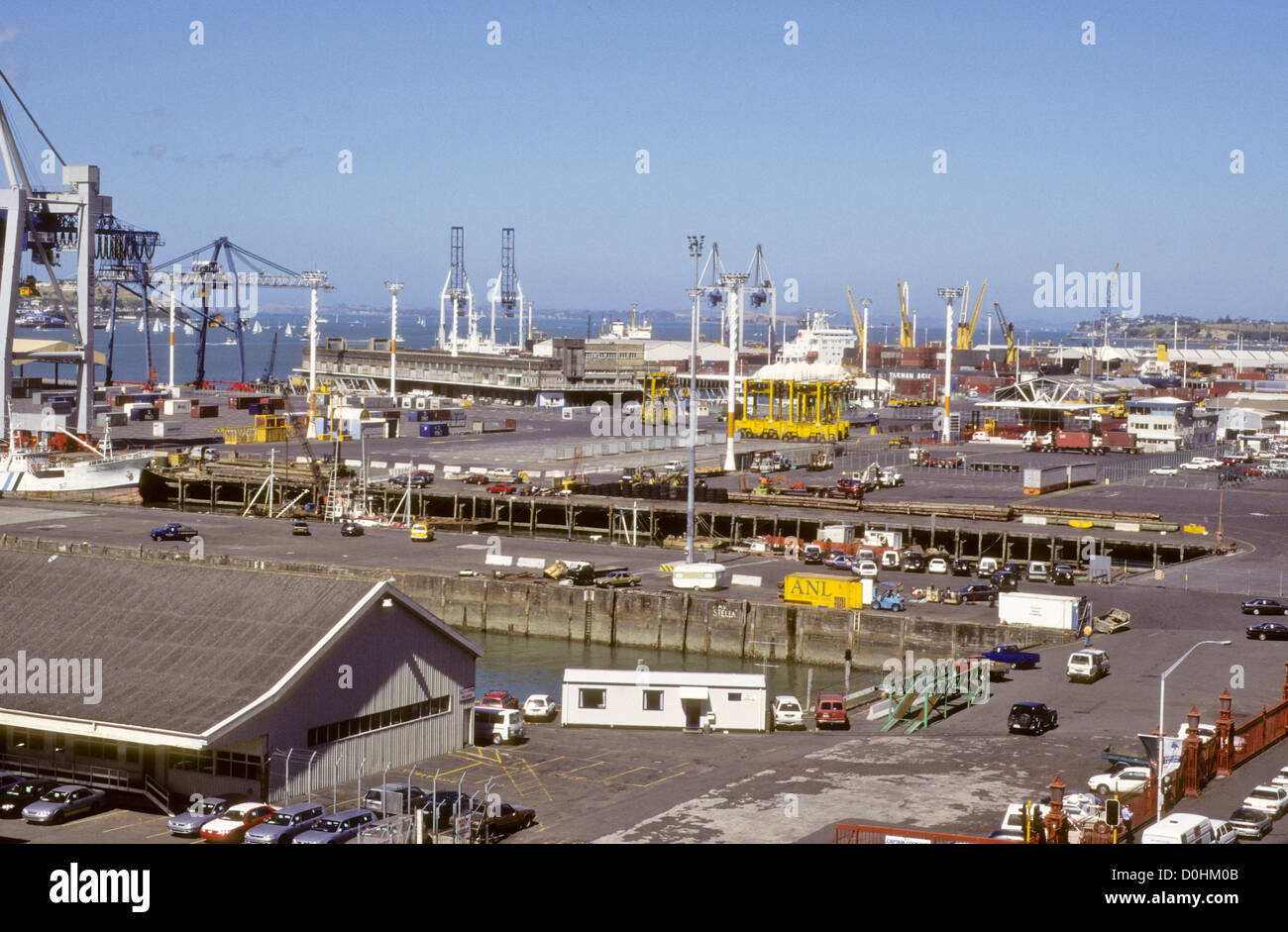 Auckland Harbour,Container Terminal,Pedestrian Harbour,Boats,Yachts ...