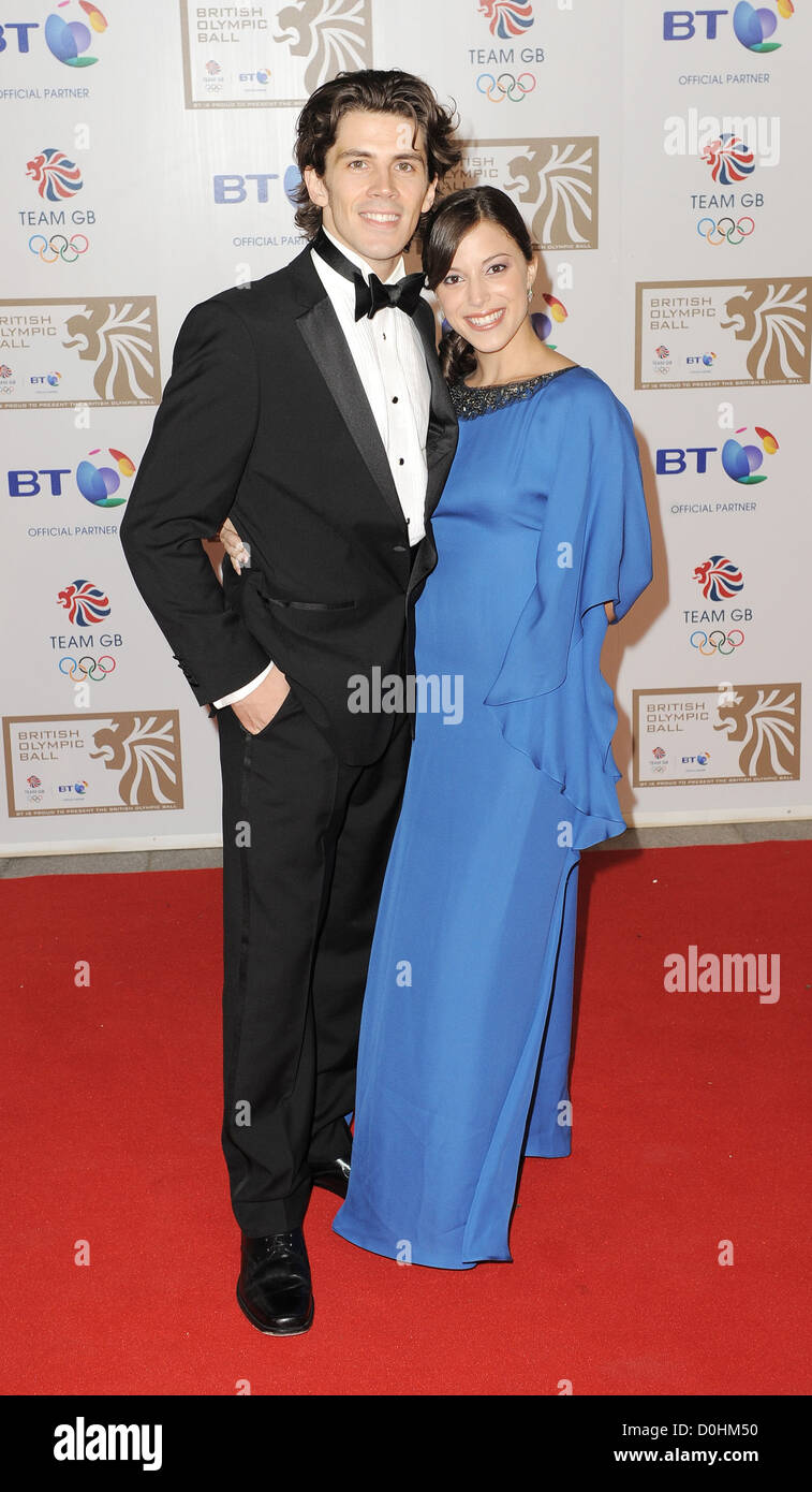 John Kerr and Guest British Olympic Ball held at the Grosver House ...