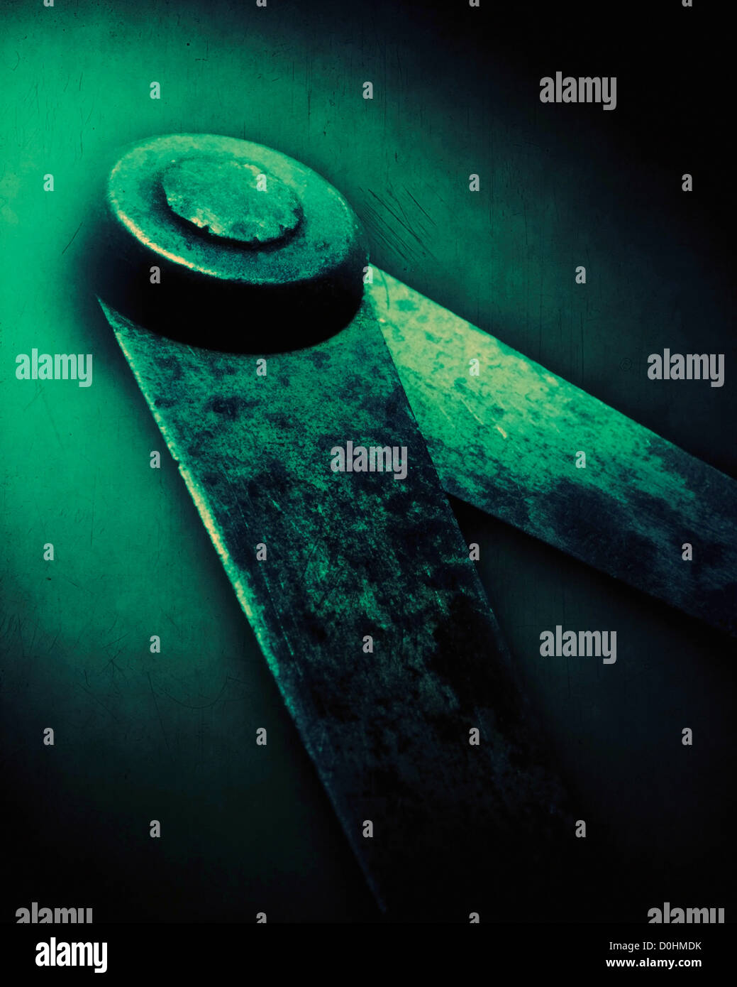 Detail of a Caliper Hinge Emphasizing the Texture Stock Photo - Alamy