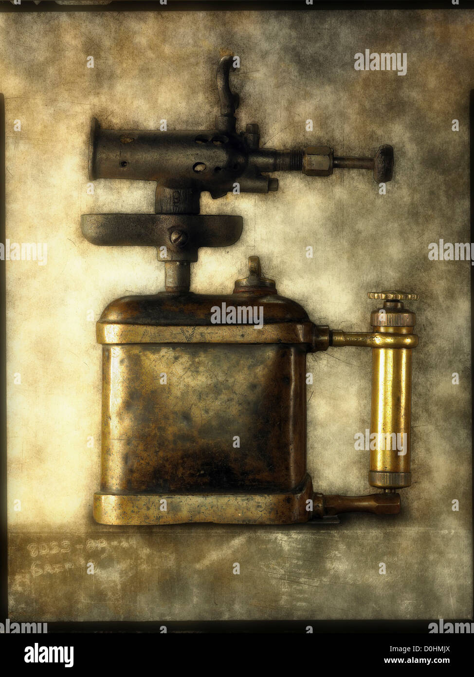 An Old Fashioned Blow Torch Stock Photo - Alamy