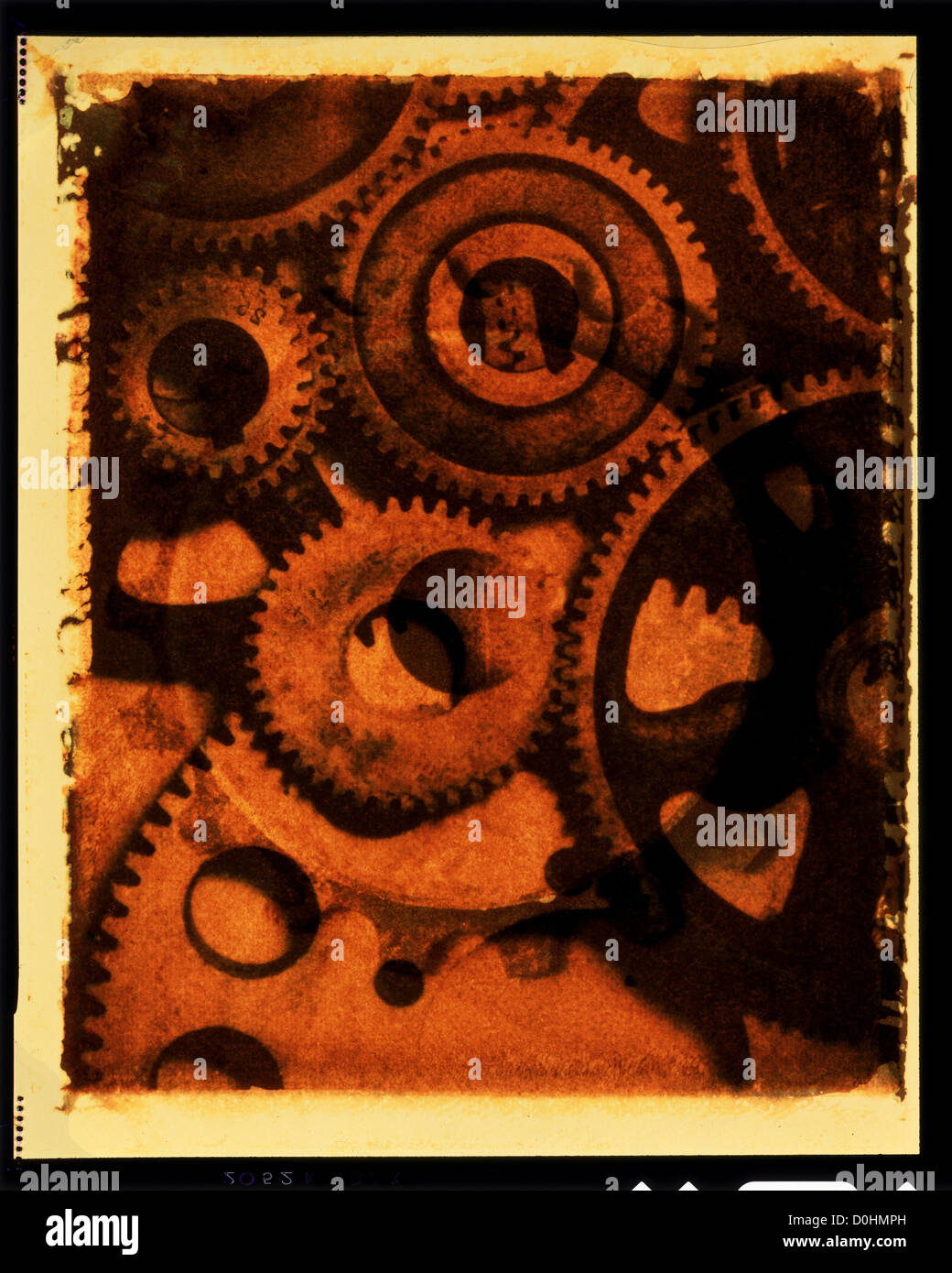 A Collection of Old Gears Stock Photo - Alamy