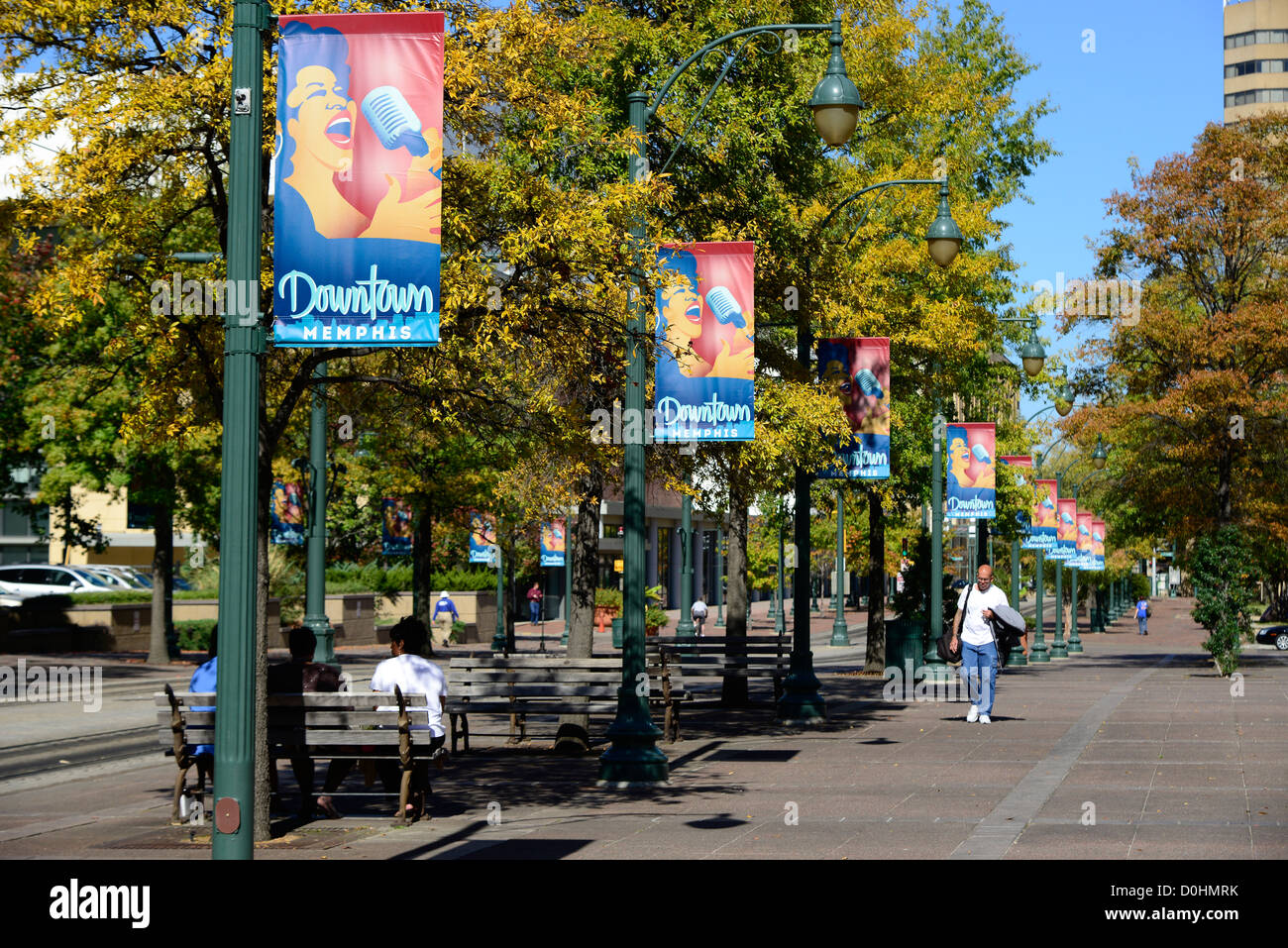 Downtown memphis traffic hi-res stock photography and images - Alamy
