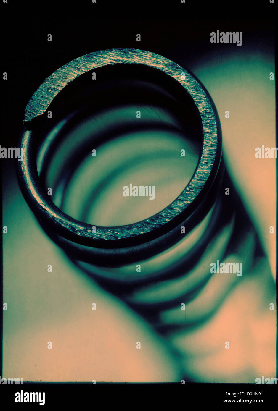 Large Metal Spring Stock Photo - Alamy