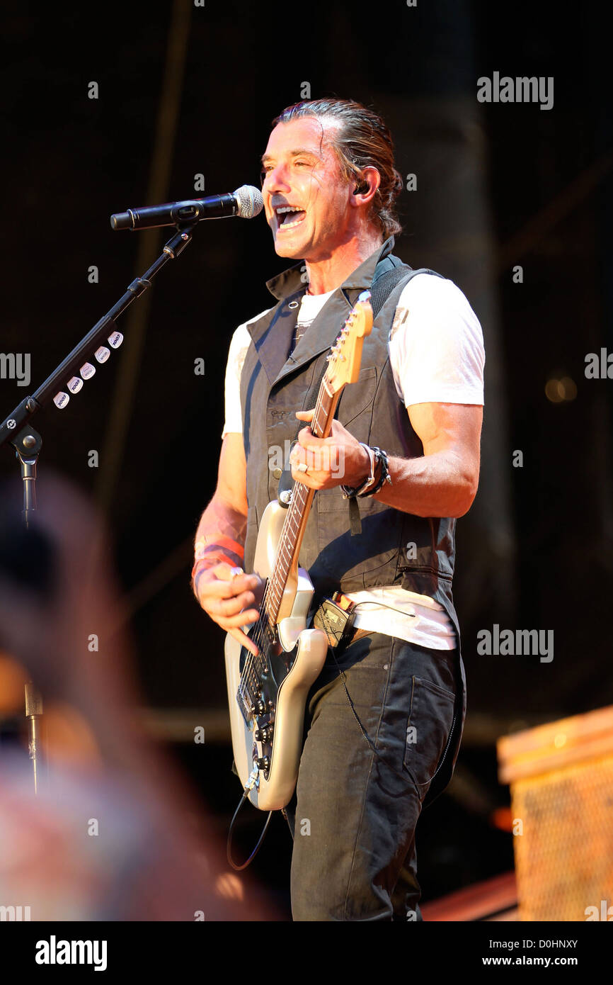 Gavin Rossdale's band 'Bush' performing at the 'Epicenter Twenty Ten ...