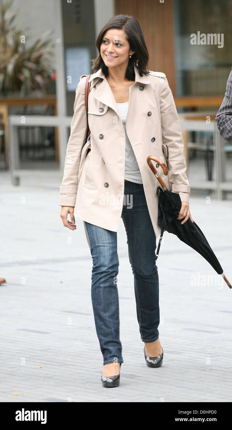 Lucy Verasamy leaves the ITV studios and heads to a near-by restaurant ...