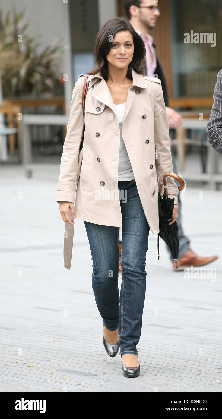 Lucy Verasamy leaves the ITV studios and heads to a near-by restaurant ...