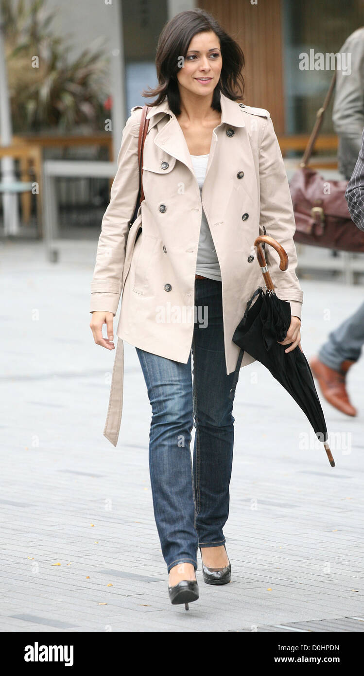 Lucy Verasamy leaves the ITV studios and heads to a near-by restaurant ...