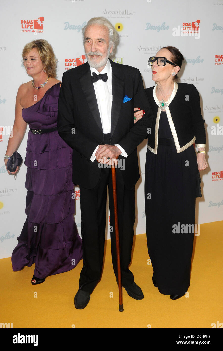 Christopher Lee and wife Gitte Lee Dreamball Gala held at the Grand ...