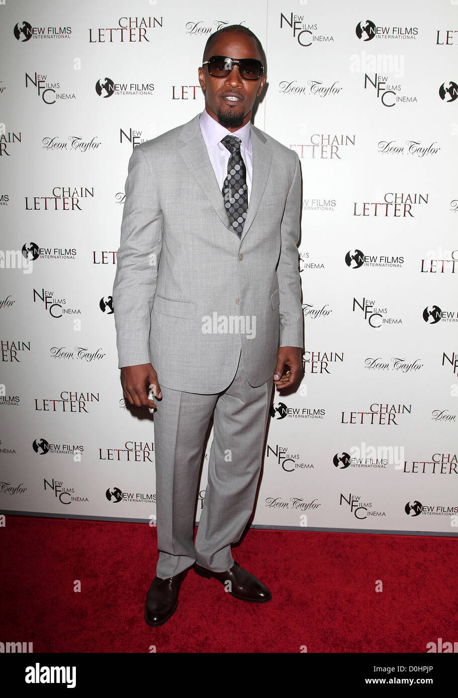 Jamie Foxx Los Angeles Premiere of 'Chain Letter' held at The Arclight ...