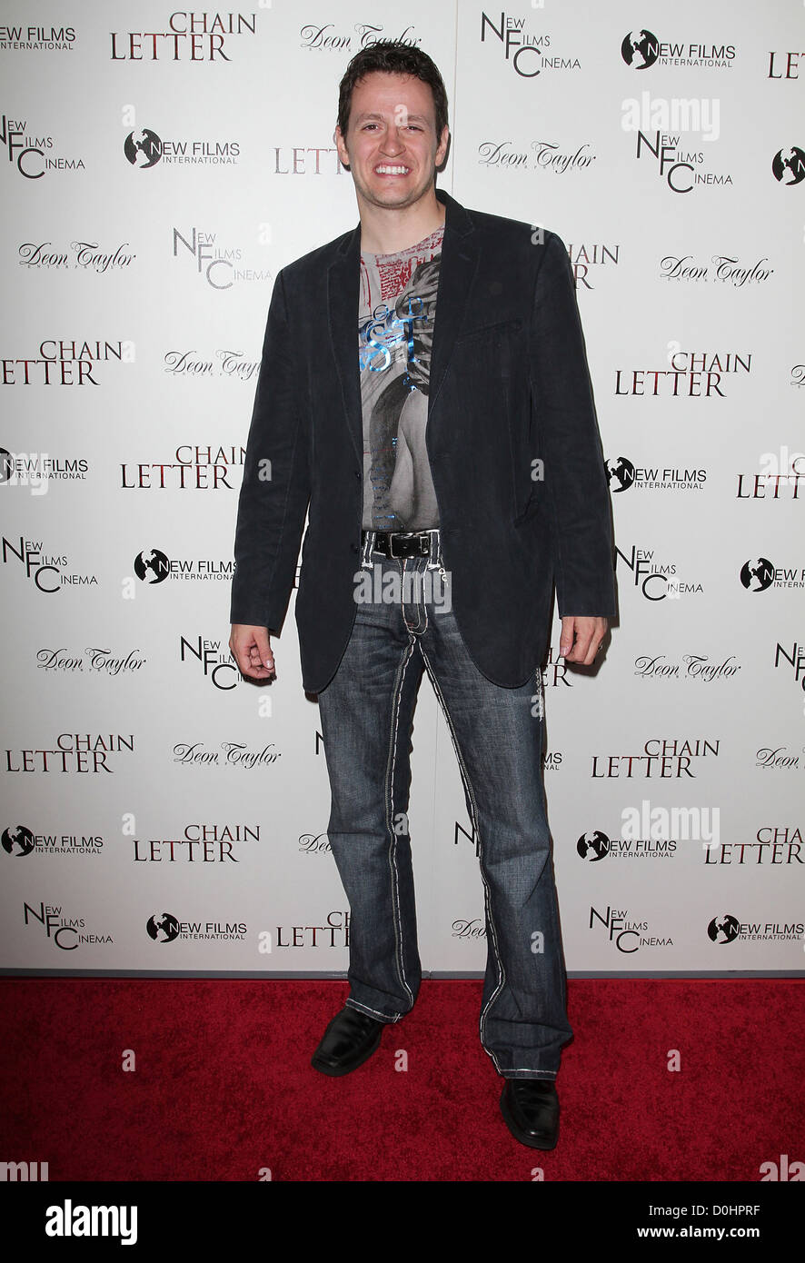 Tom Malloy Los Angeles Premiere of 'Chain Letter' held at The Arclight ...