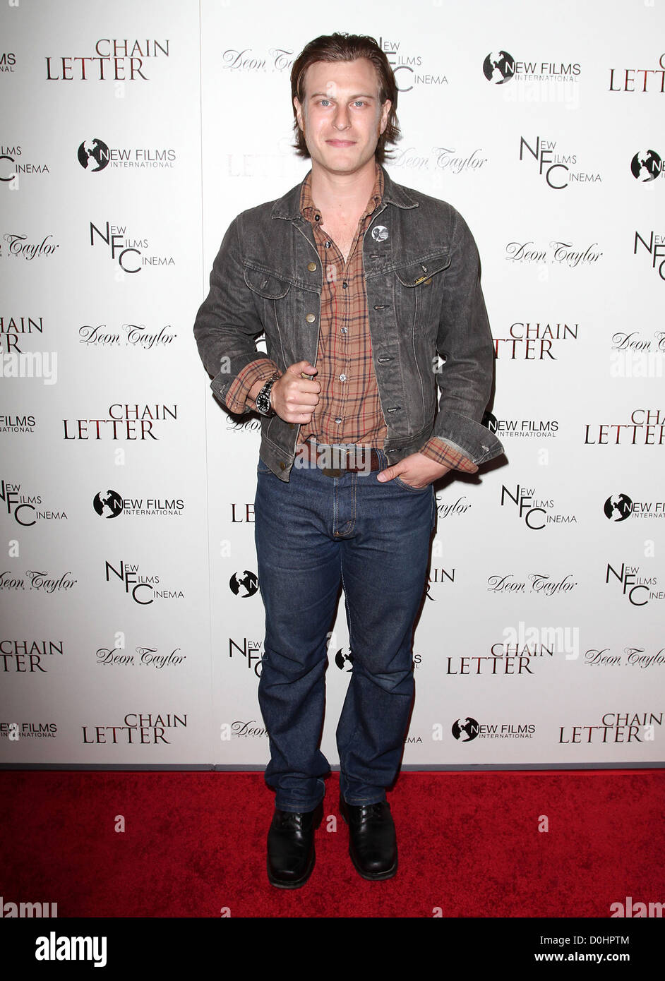 Noah Segan Los Angeles Premiere of 'Chain Letter' held at The Arclight ...
