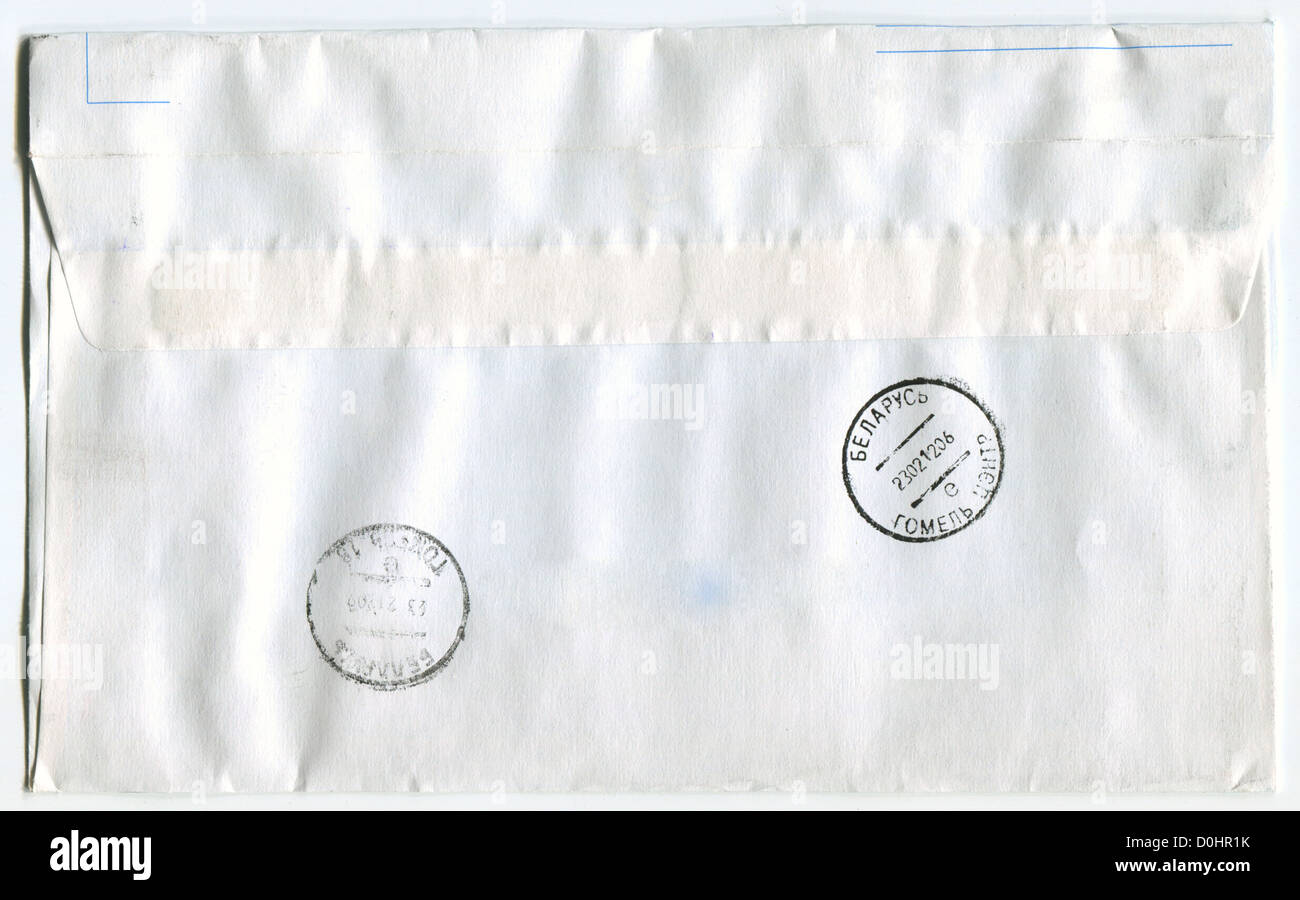 Post envelope, background Stock Photo - Alamy