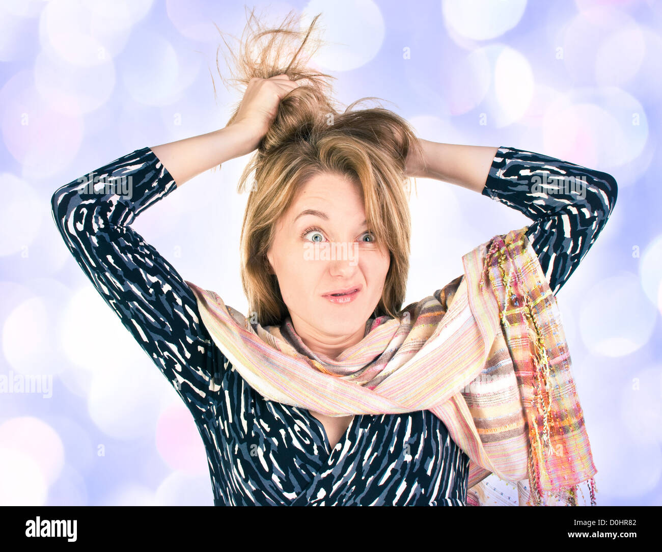 In the hair tear hi-res stock photography and images - Alamy