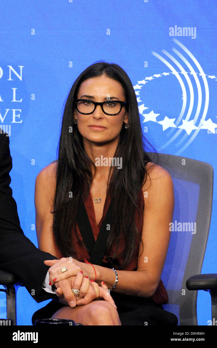 Demi Moore attends the press conference to launch Real Men Campaign to ...