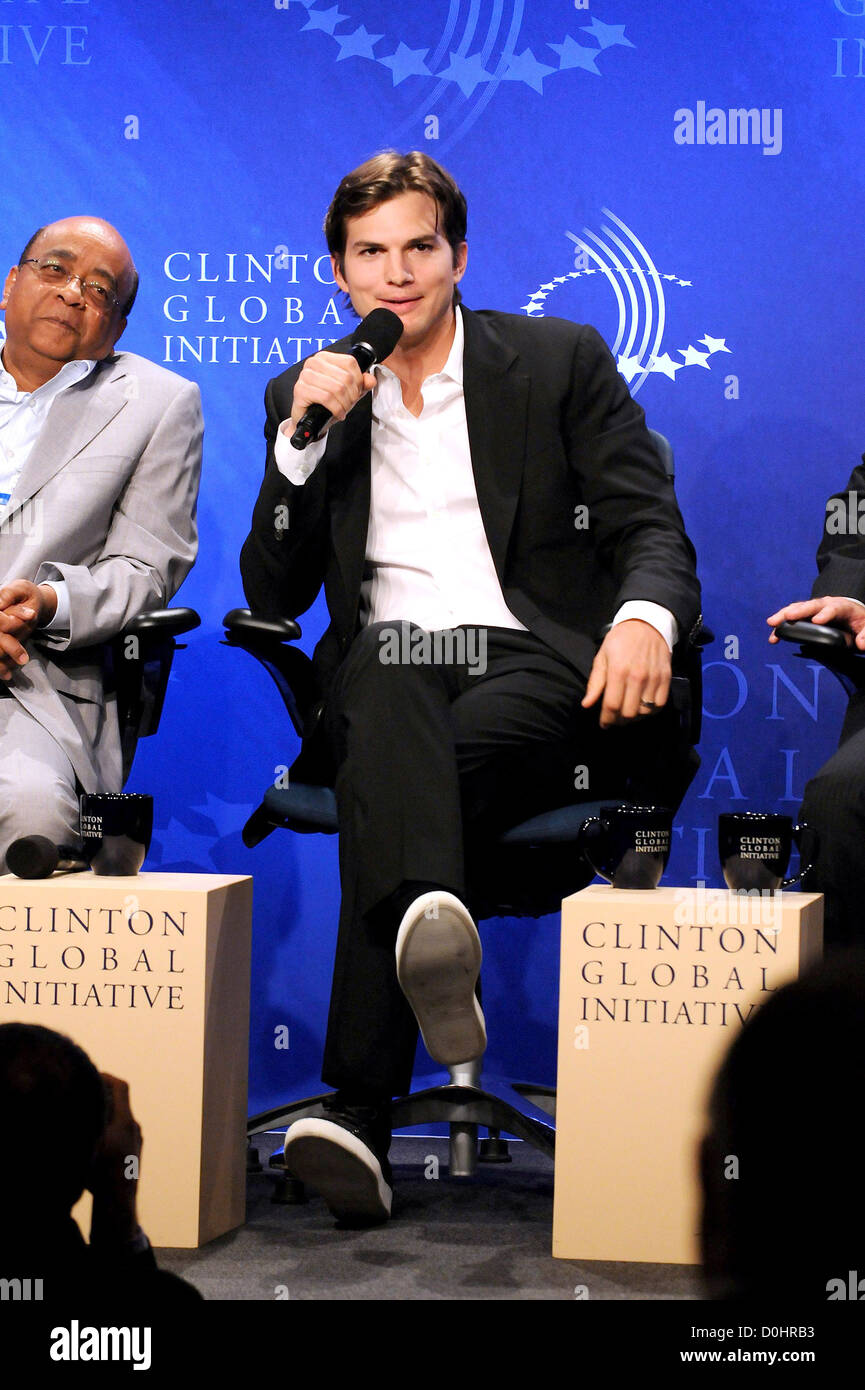 Ashton Kutcher attends the press conference to launch Real Men Campaign ...