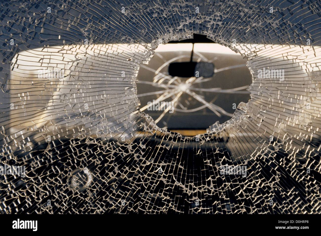 A Shattered Car Window Stock Photo - Alamy A Shattered Car Window Stock Photo - Alamy